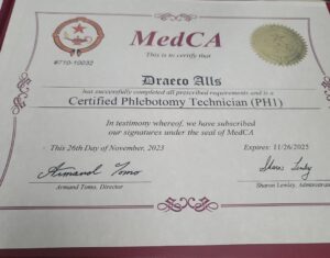 Classes – First Stick Phlebotomy