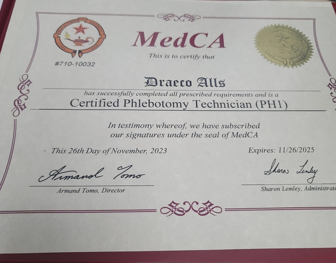 Classes – First Stick Phlebotomy